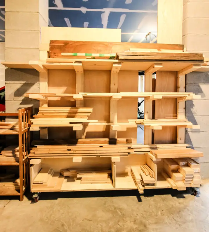 15 Simple DIY Lumber Rack Ideas for Maximizing Space