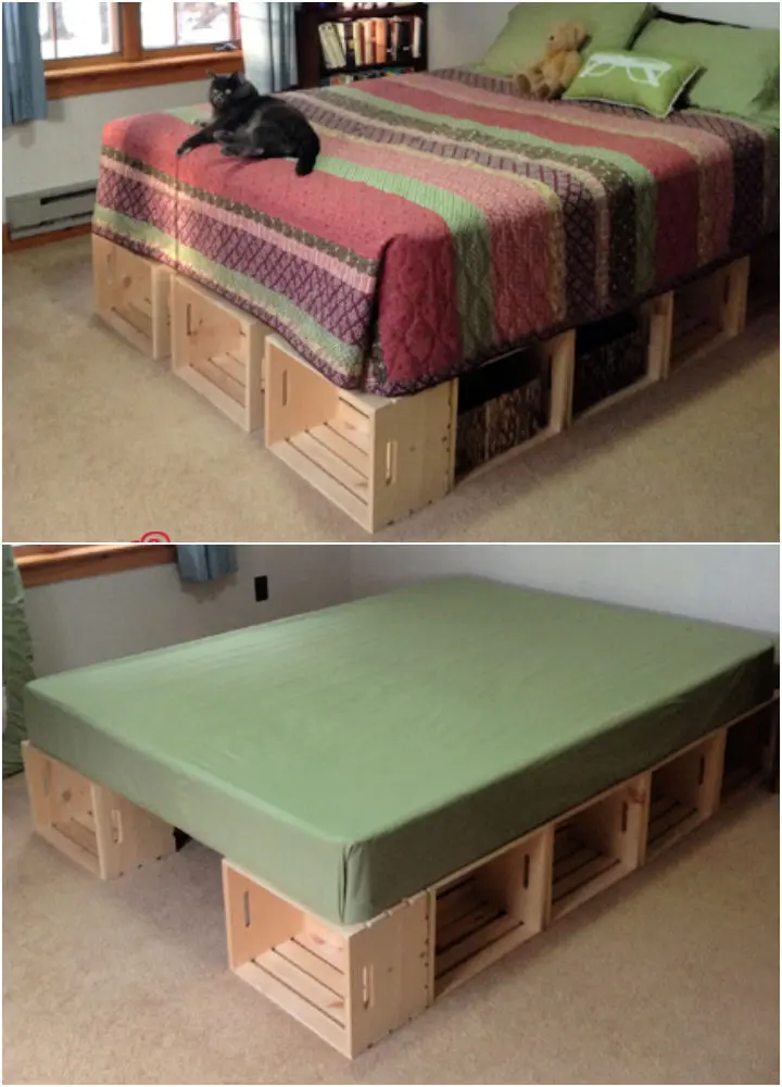 35 DIY Creative Wooden Crate Ideas to Spruce Up Your Space
