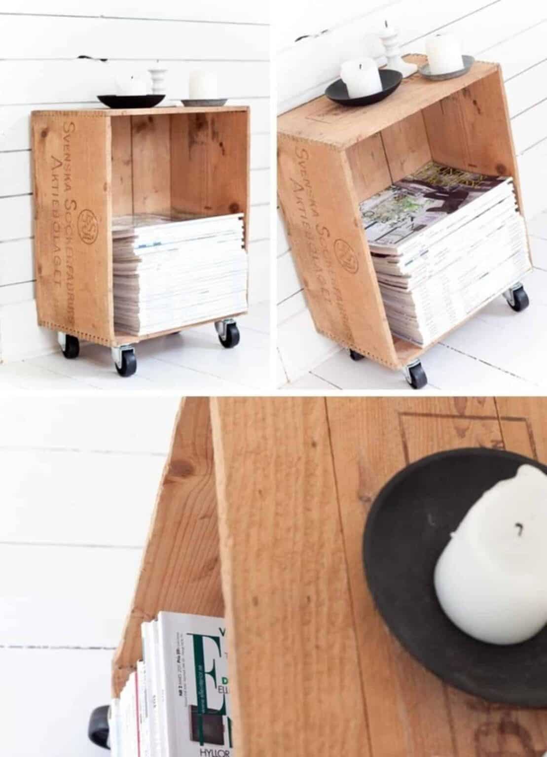 22 DIY Magazine Holder Designs for Easy Access