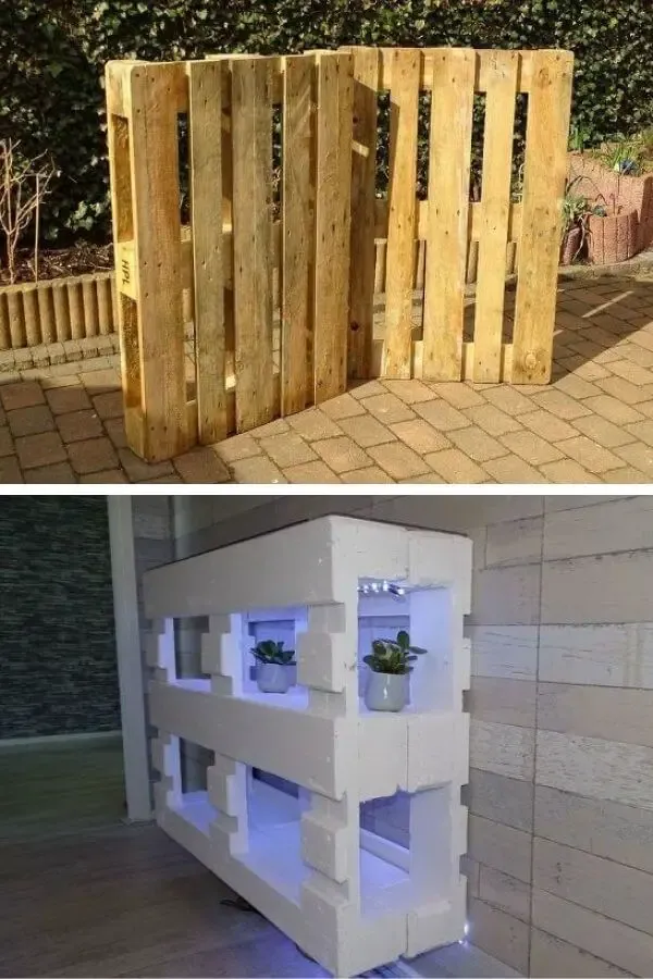 34 Trendy DIY Pallet Shelf Ideas for Stylish Storage