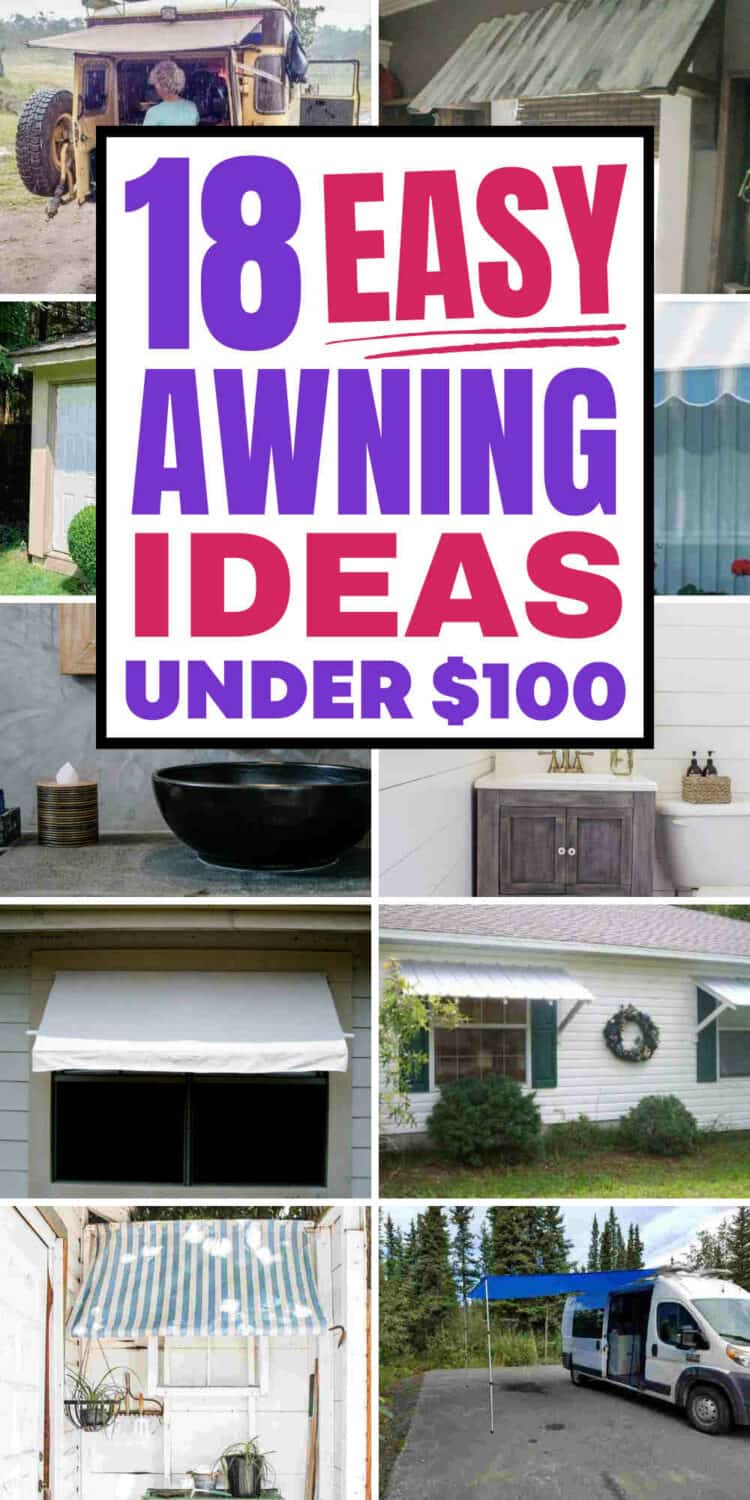 28 Creative DIY Awning Projects You Can Try Today