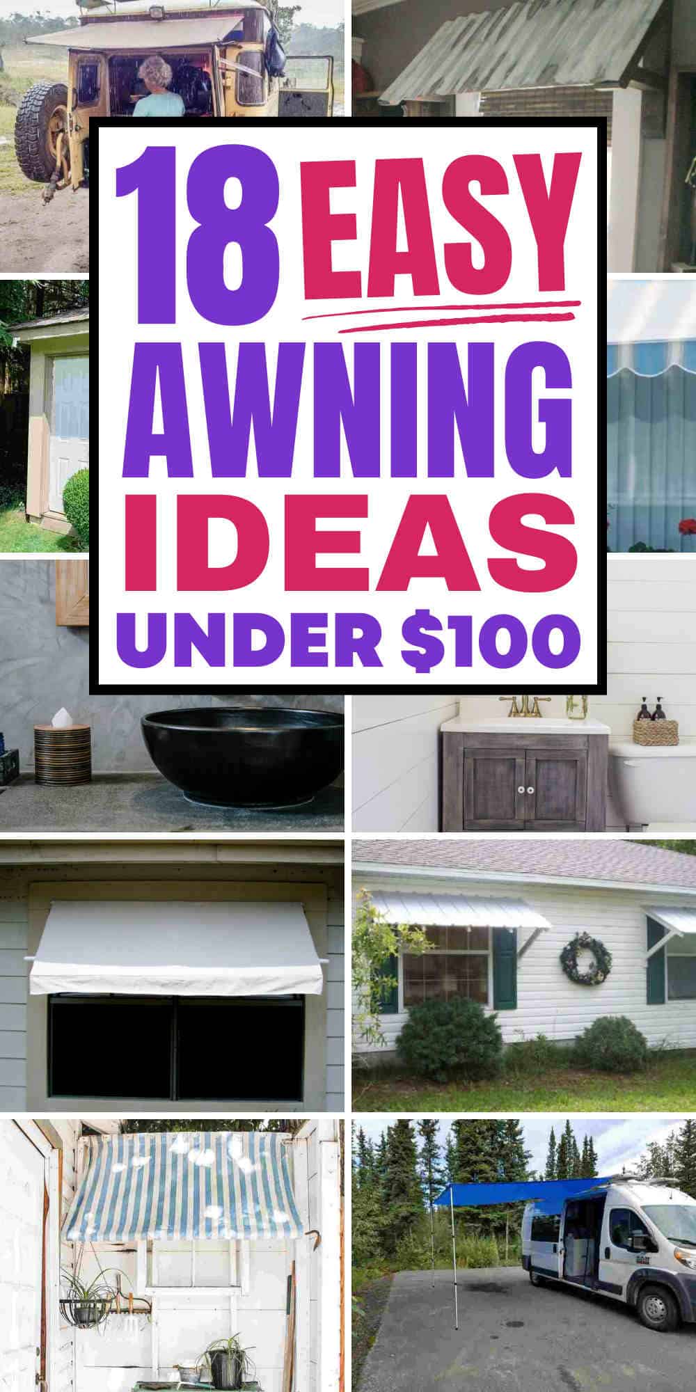 28 Creative DIY Awning Projects You Can Try Today