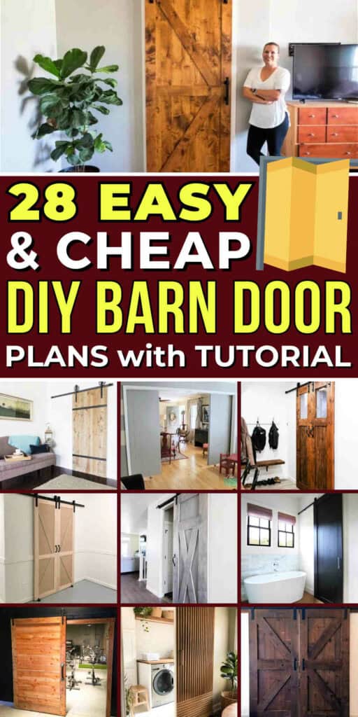 28 DIY Barn Door Plans: Transform Your Space with Rustic Charm