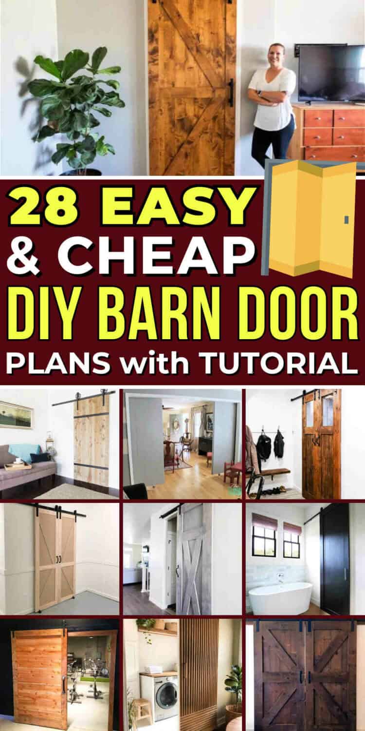 28 DIY Barn Door Plans: Transform Your Space with Rustic Charm