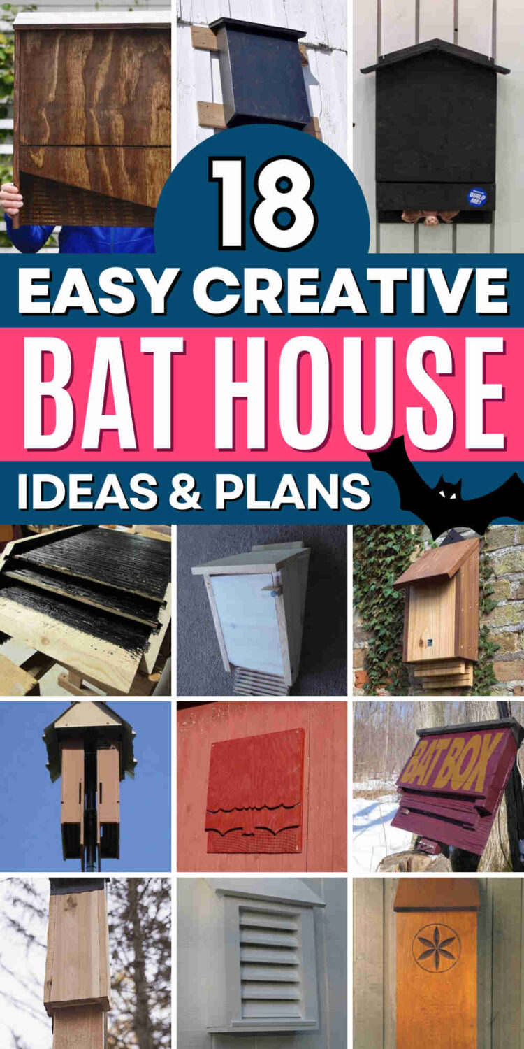 18 Free DIY Bat House Designs You Can Build