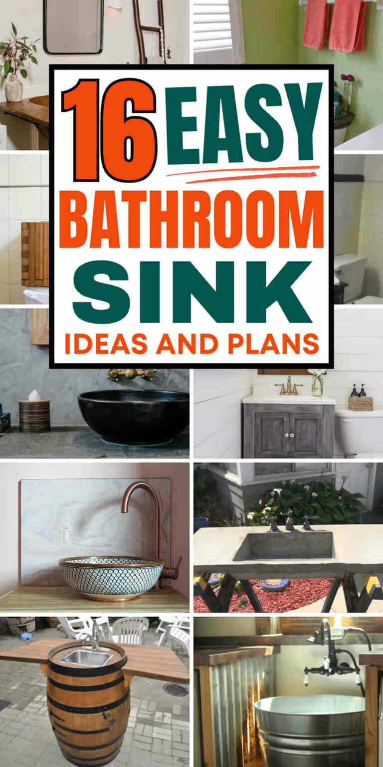 16 DIY Bathroom Sink Ideas to Transform Your Bathing Space
