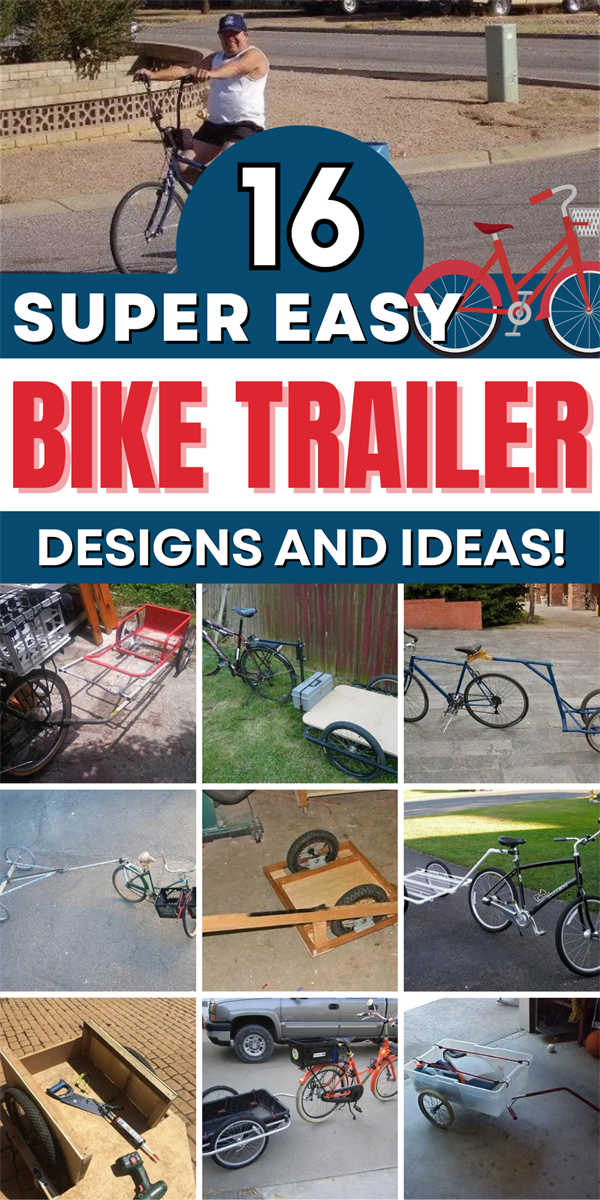 16 Creative DIY Bike Trailer Designs for Versatile Use