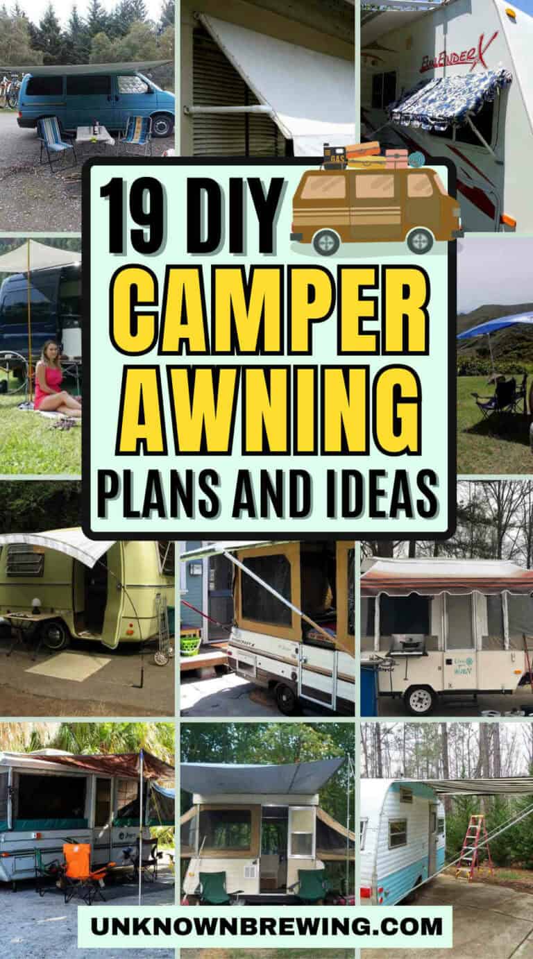 19 DIY Camper Awning Ideas for Customized Outdoor Living Spaces