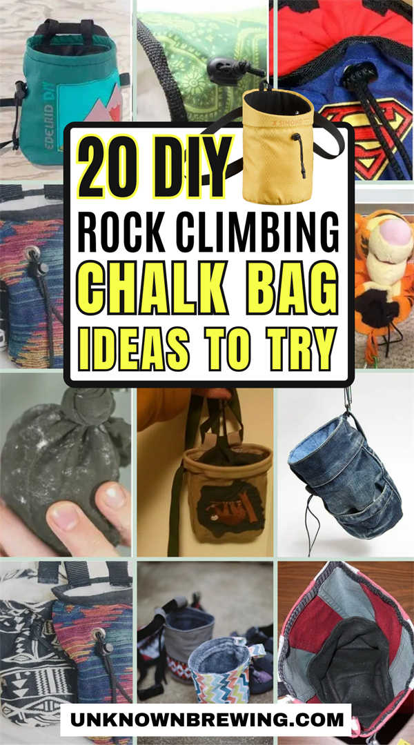 20 Creative DIY Chalk Bag Ideas for Climbers