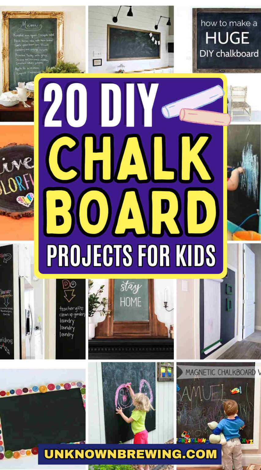20 DIY Chalkboard Ideas for Your Home Decor