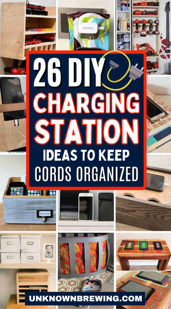 26 Smart DIY Charging Station Ideas for a Tidy Home