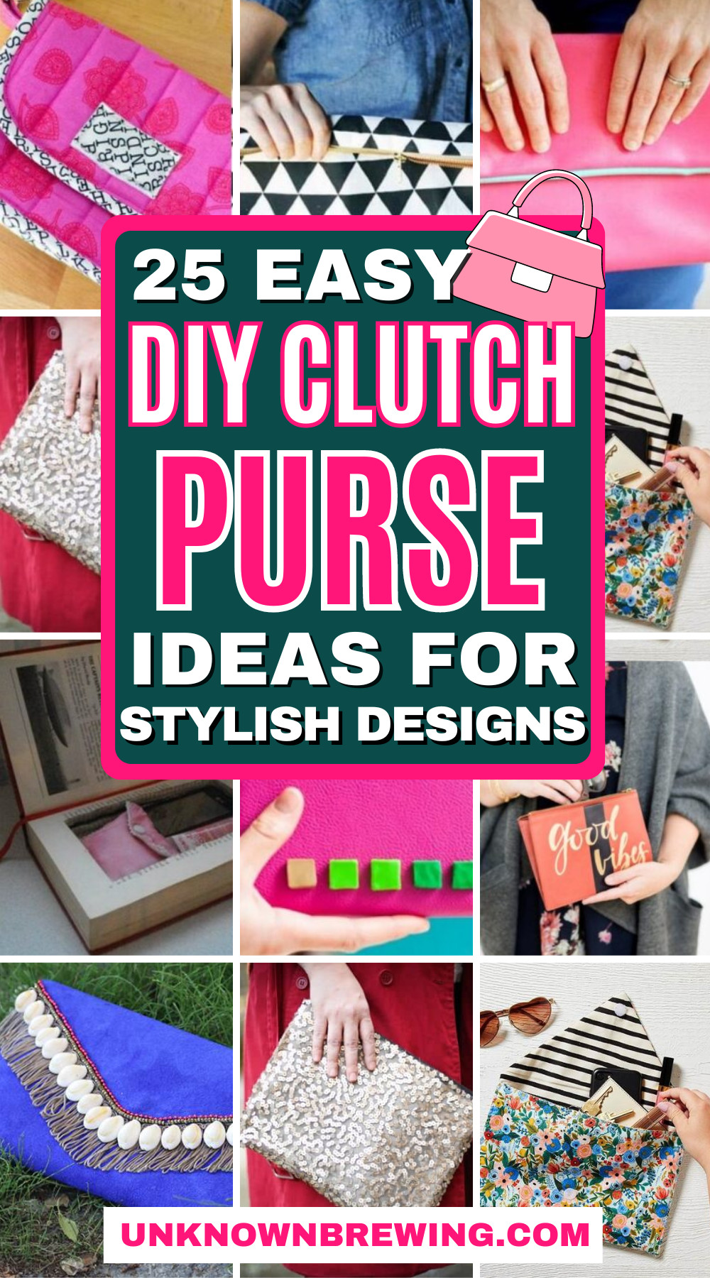 25 Elegant DIY Clutch Purse Ideas for Chic Accessories