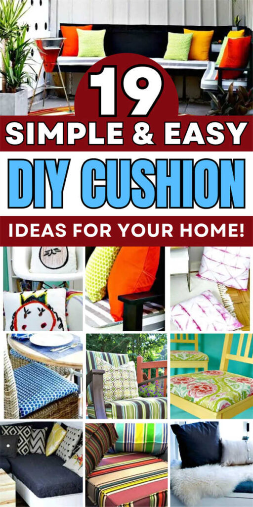 19 Creative DIY Cushion Designs for Personalized Comfort