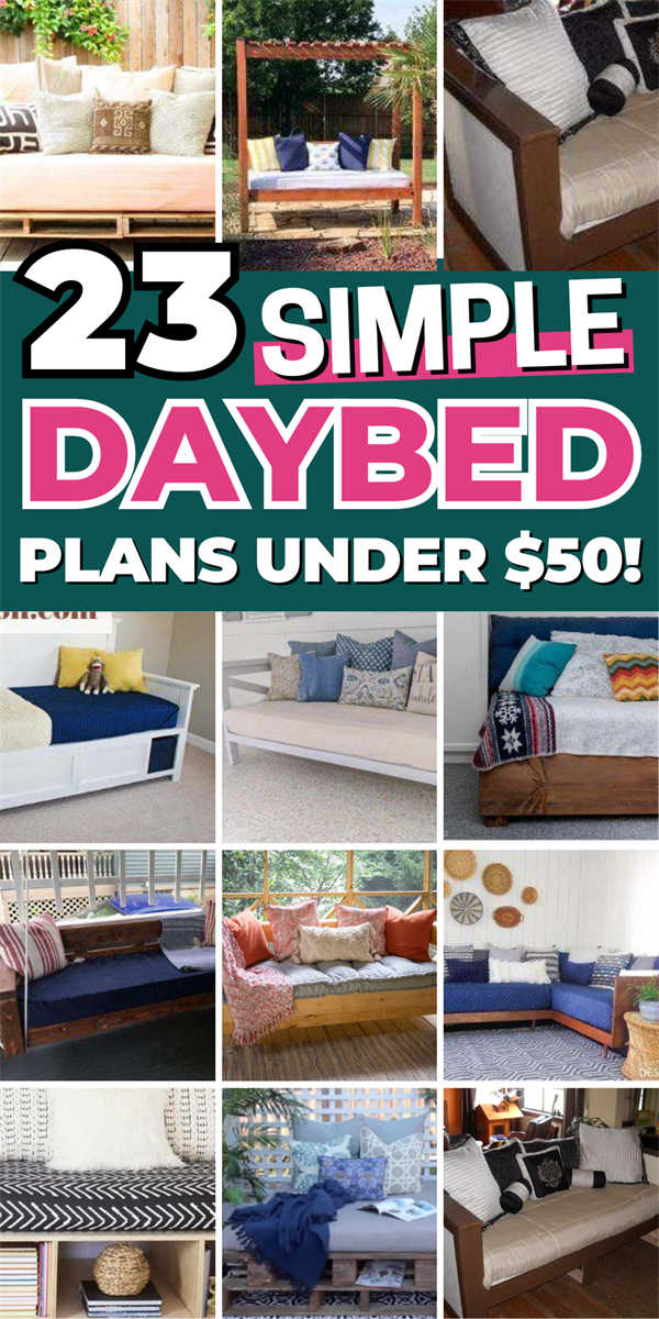 23 Unique DIY Daybed Ideas to Enhance Your Home Decor