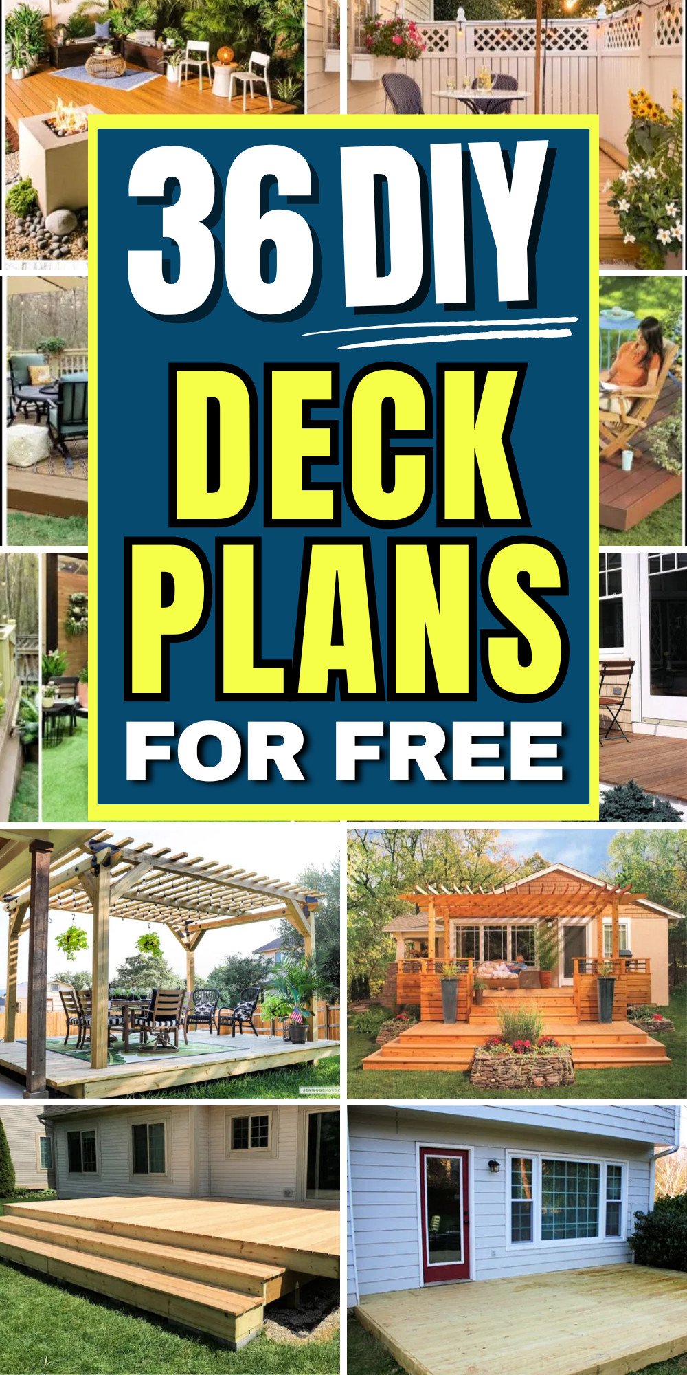 36 Budget-Friendly DIY Deck Plans You Can Try