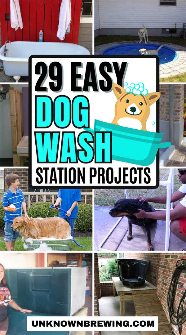 29 DIY Dog Wash Station Designs for Convenient Grooming