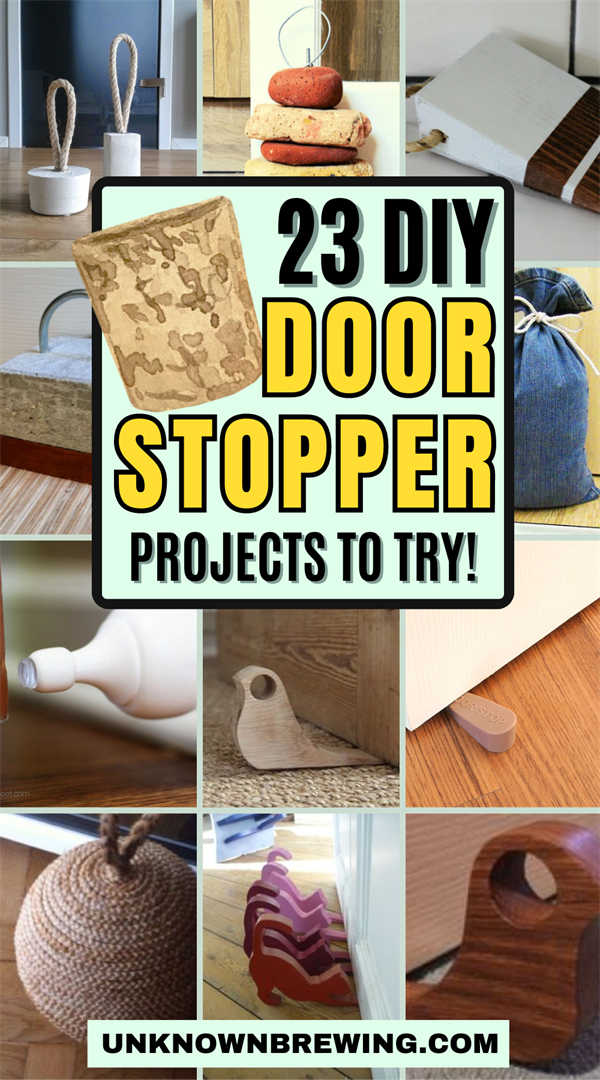 23 DIY Door Stopper Designs to Enhance Your Décor