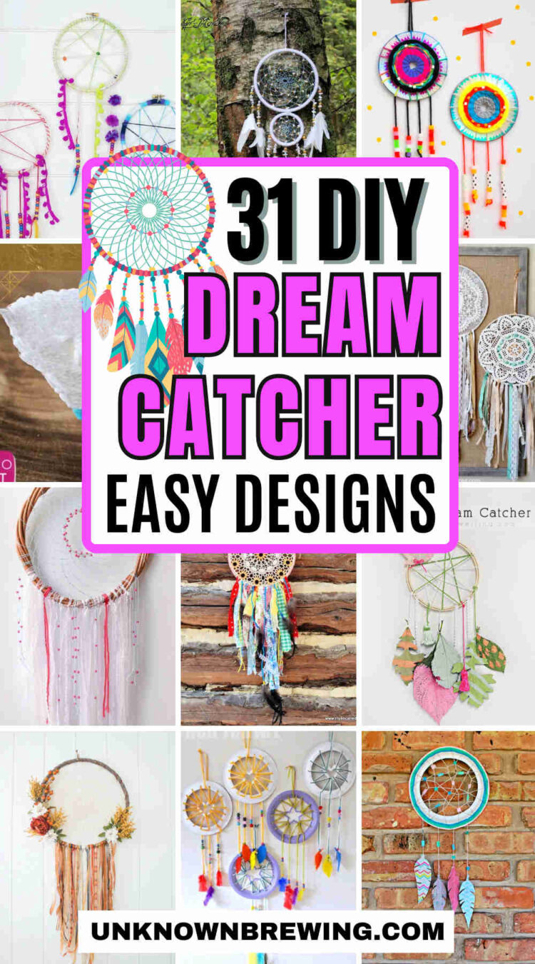 31 Creative DIY Dream Catcher Designs for Unique Home Decor