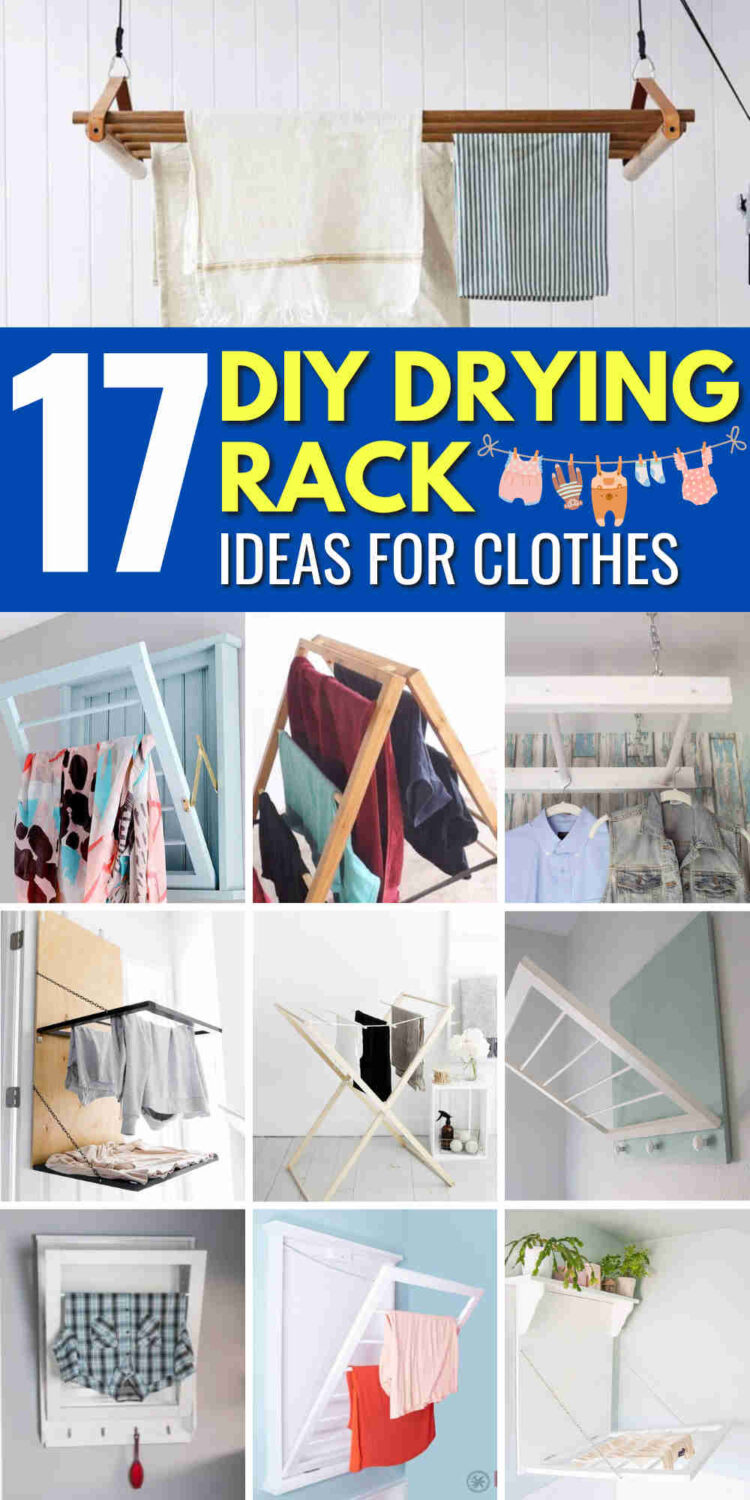 17 Innovative DIY Drying Rack Project Ideas