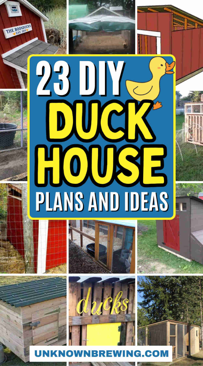 23 DIY Duck House Plans for Happy Fowl