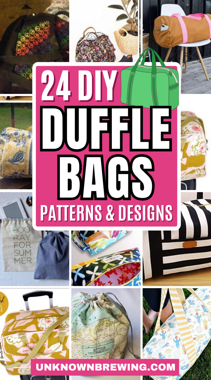 24 DIY Duffle Bag Designs for Every Adventure