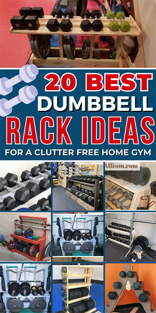 20 DIY Dumbbell Rack Designs for Organized Workouts