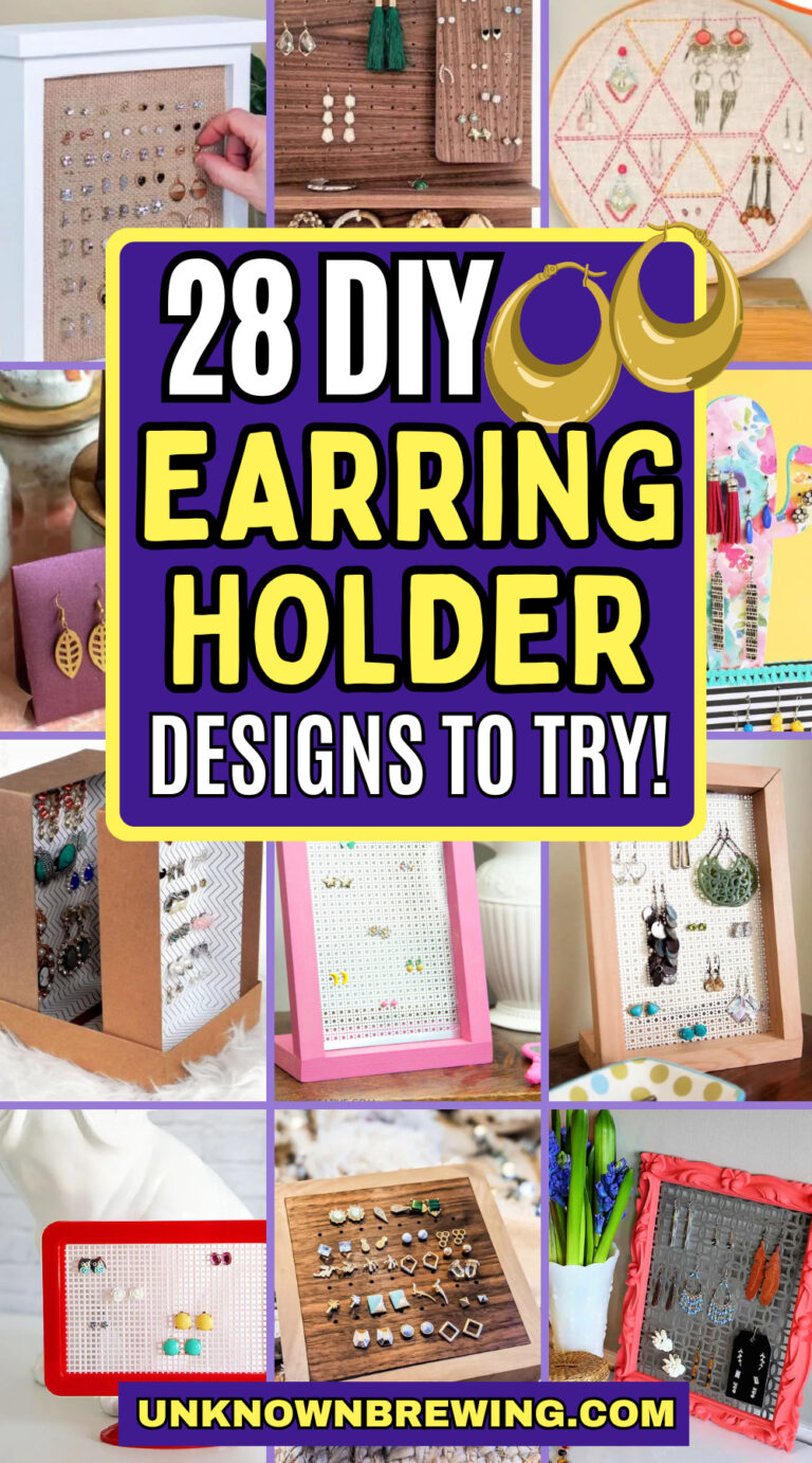 28 Creative DIY Earring Holder Solutions for a Chic Display