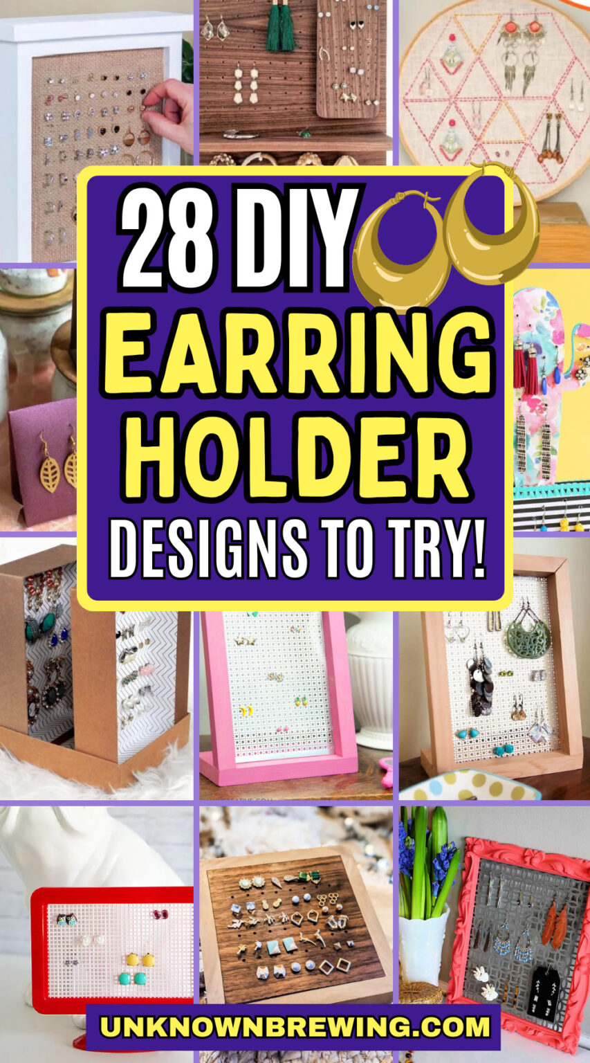 28 Creative DIY Earring Holder Solutions for a Chic Display