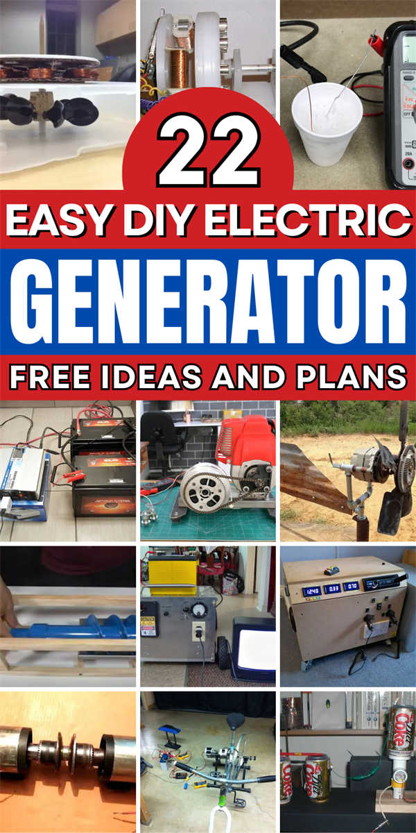 22 Innovative DIY Electric Generator Ideas for Home Use