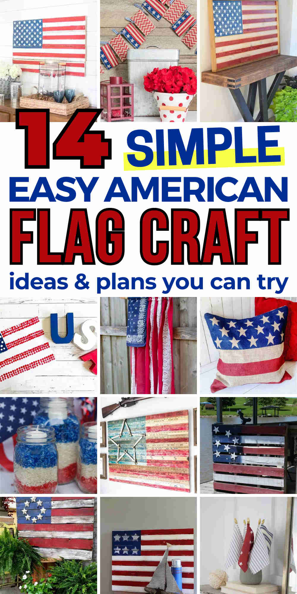 14 Creative DIY American Flag Crafts for Patriotic Celebrations
