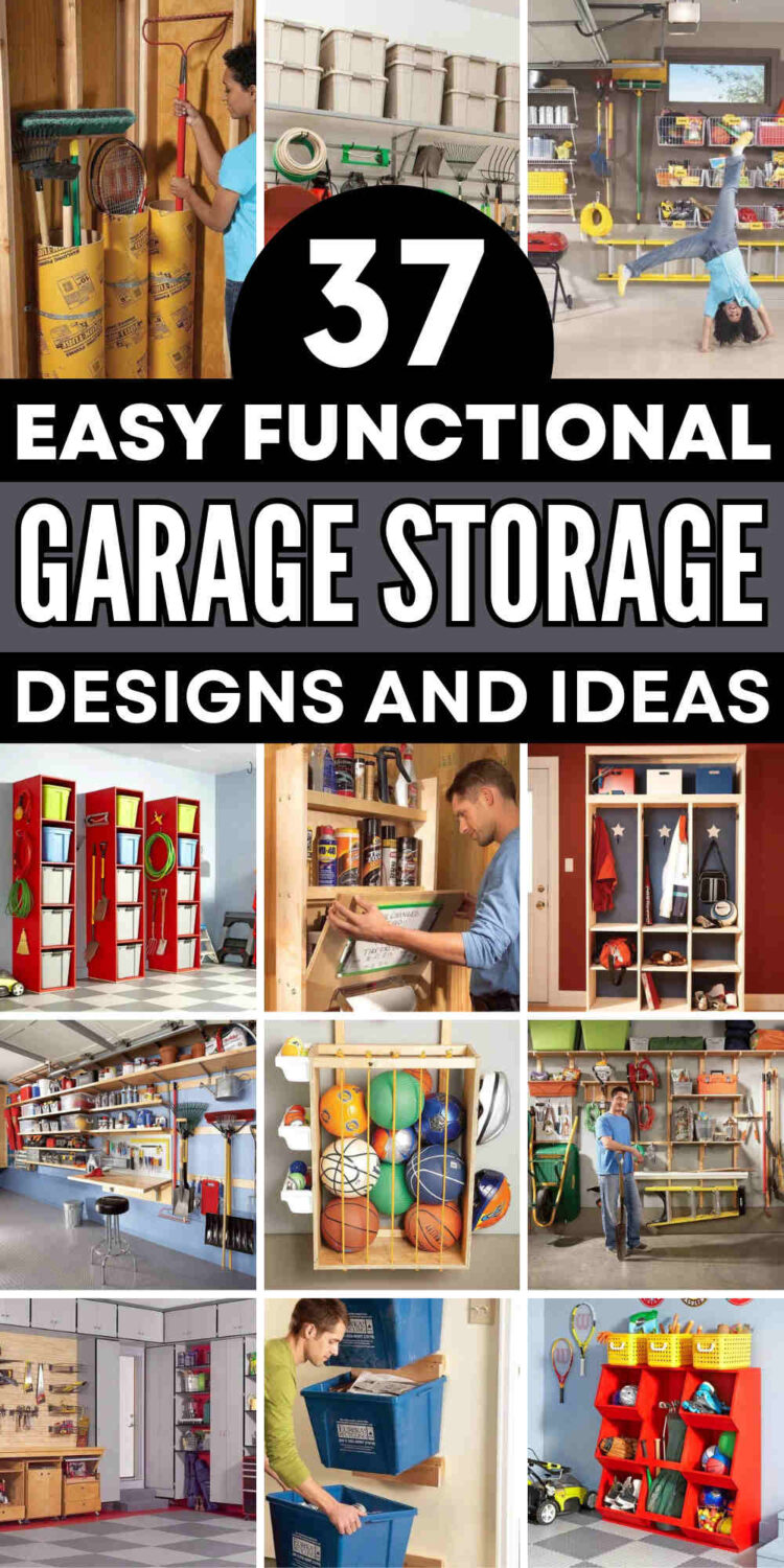 21 Clever DIY Garage Storage Shelf Ideas for Maximum Space