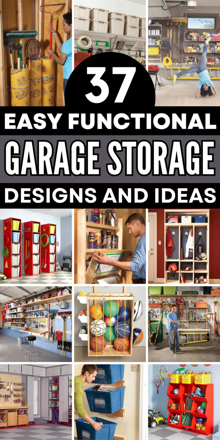 37 Smart DIY Garage Storage Ideas to Maximize Space
