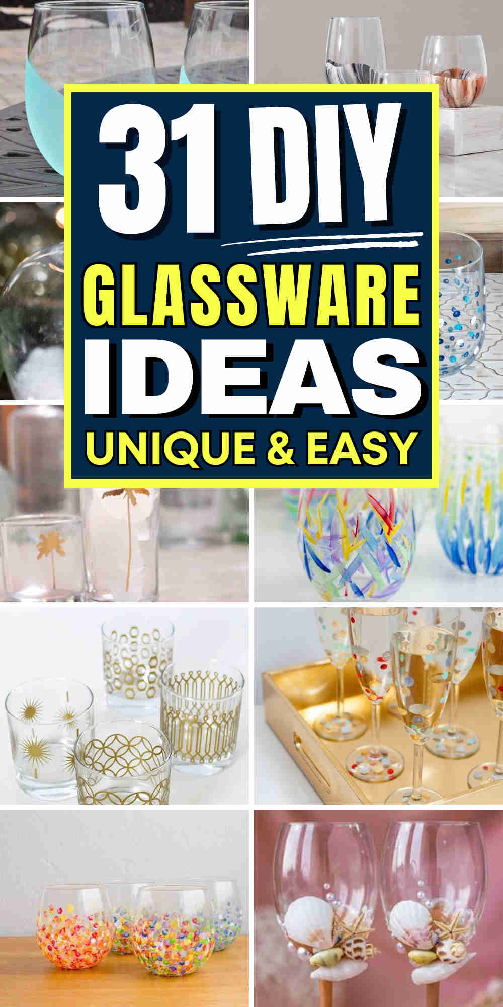 31 DIY Glassware Ideas and Plans for Elegant Entertaining
