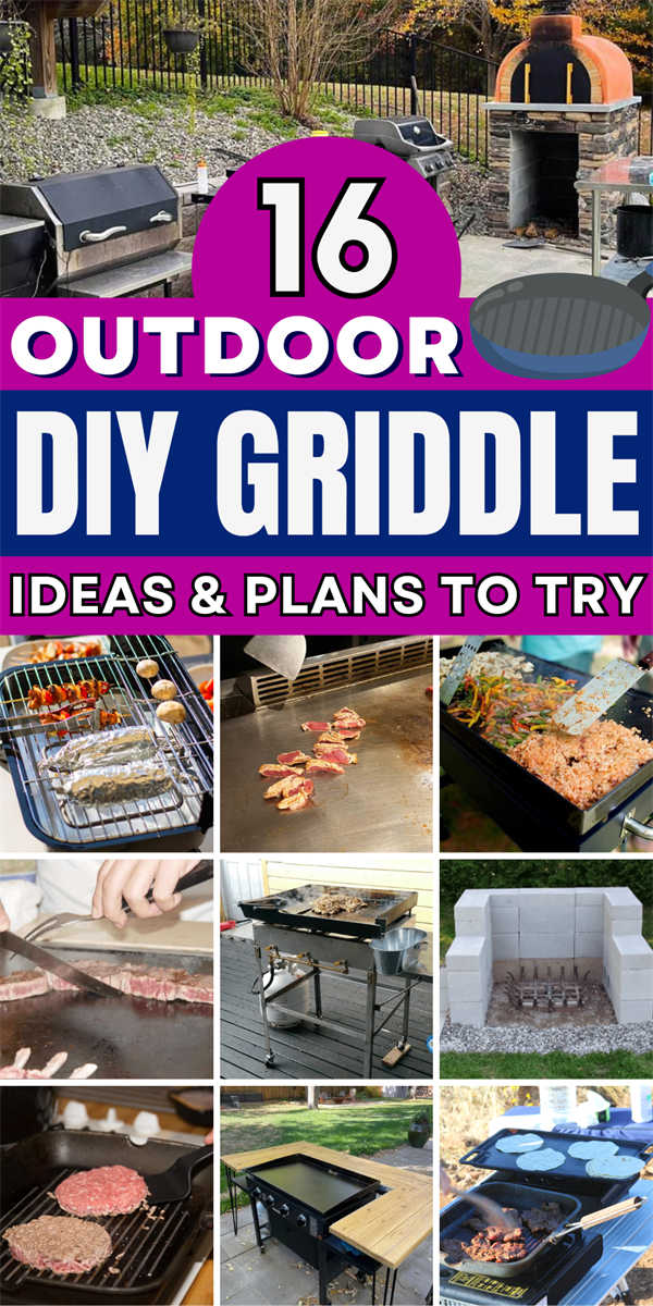 16 DIY Griddle Ideas for Outdoor Cooking