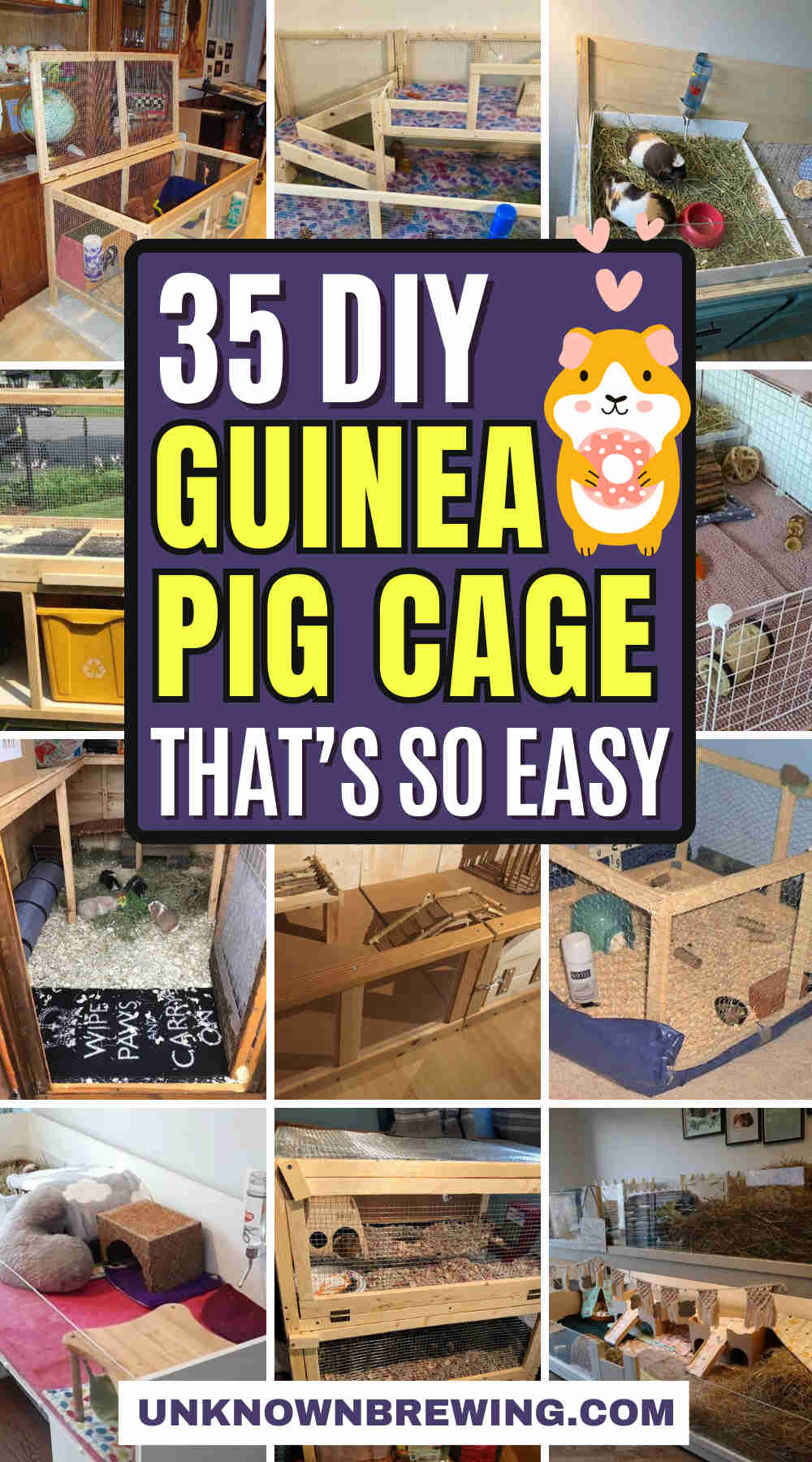 35 Creative DIY Guinea Pig Cage Ideas for Happy Pets