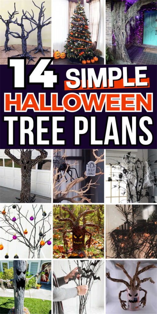 14 Creative DIY Halloween Tree Ideas for Fun Celebrations