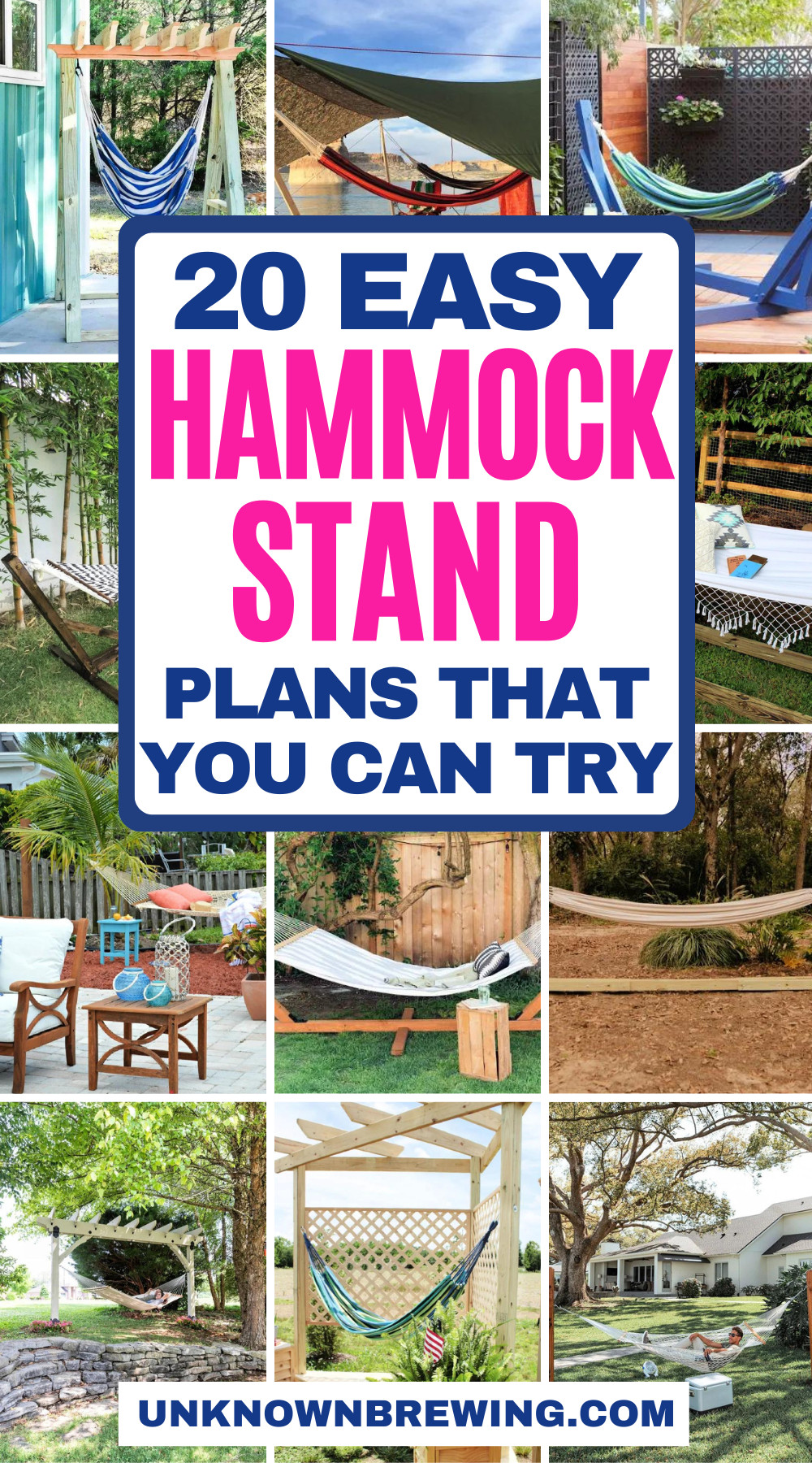 20 Creative DIY Hammock Stand Plans for Ultimate Relaxation