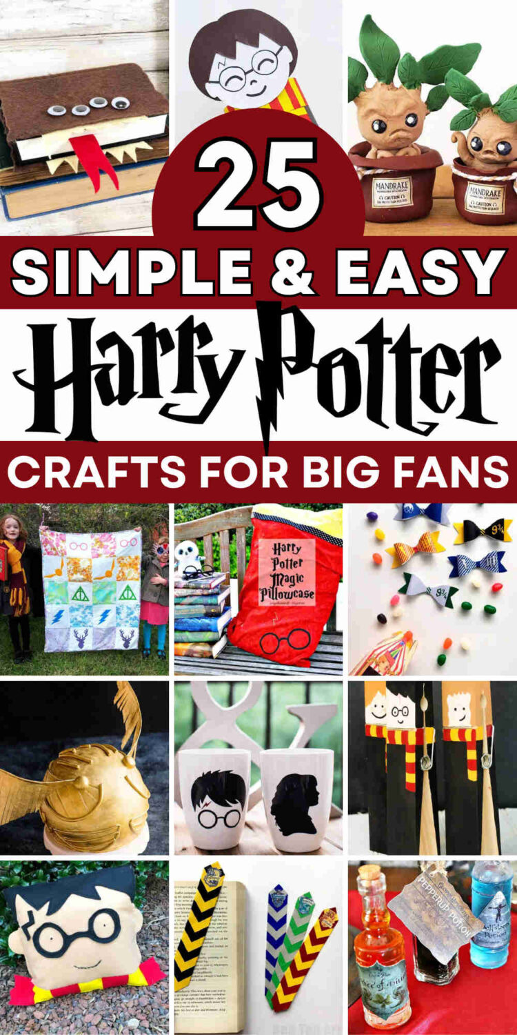 25 DIY Harry Potter Crafts Ideas & Plans