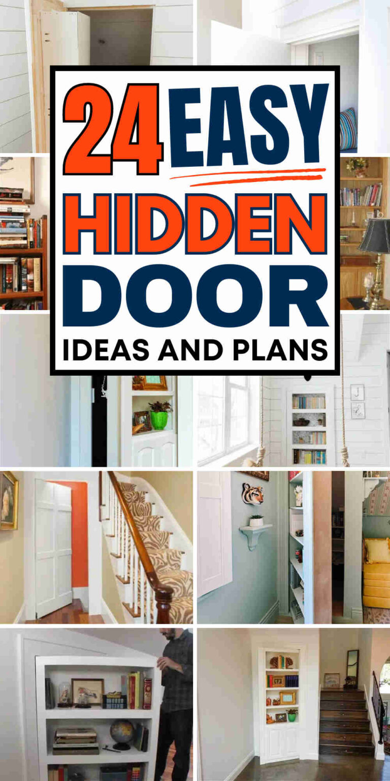 24 Clever DIY Hidden Door Plans for Secret Spaces