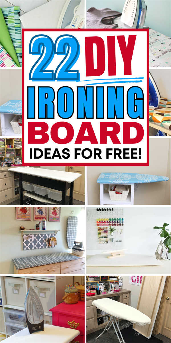 22 Creative DIY Ironing Board Designs for Space-Saving Solutions