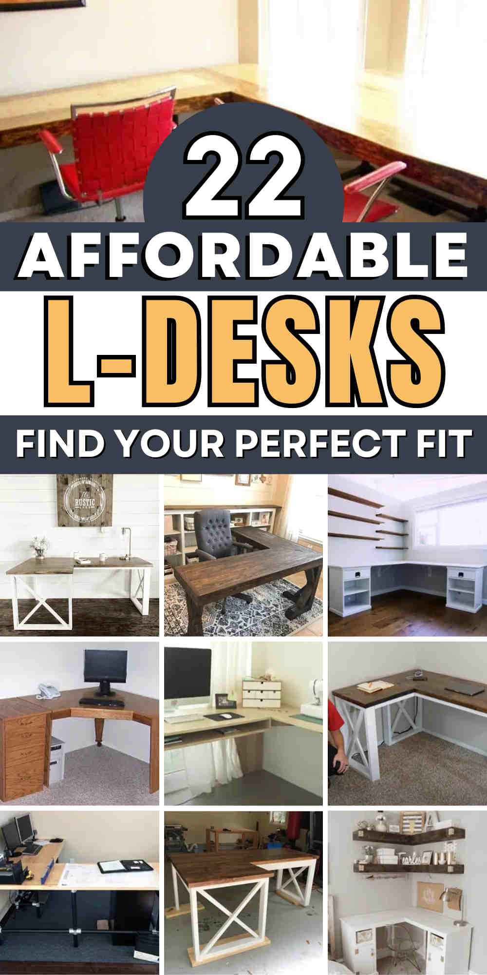 22 Functional DIY L-Shaped Desk Plans for Efficient Workspaces