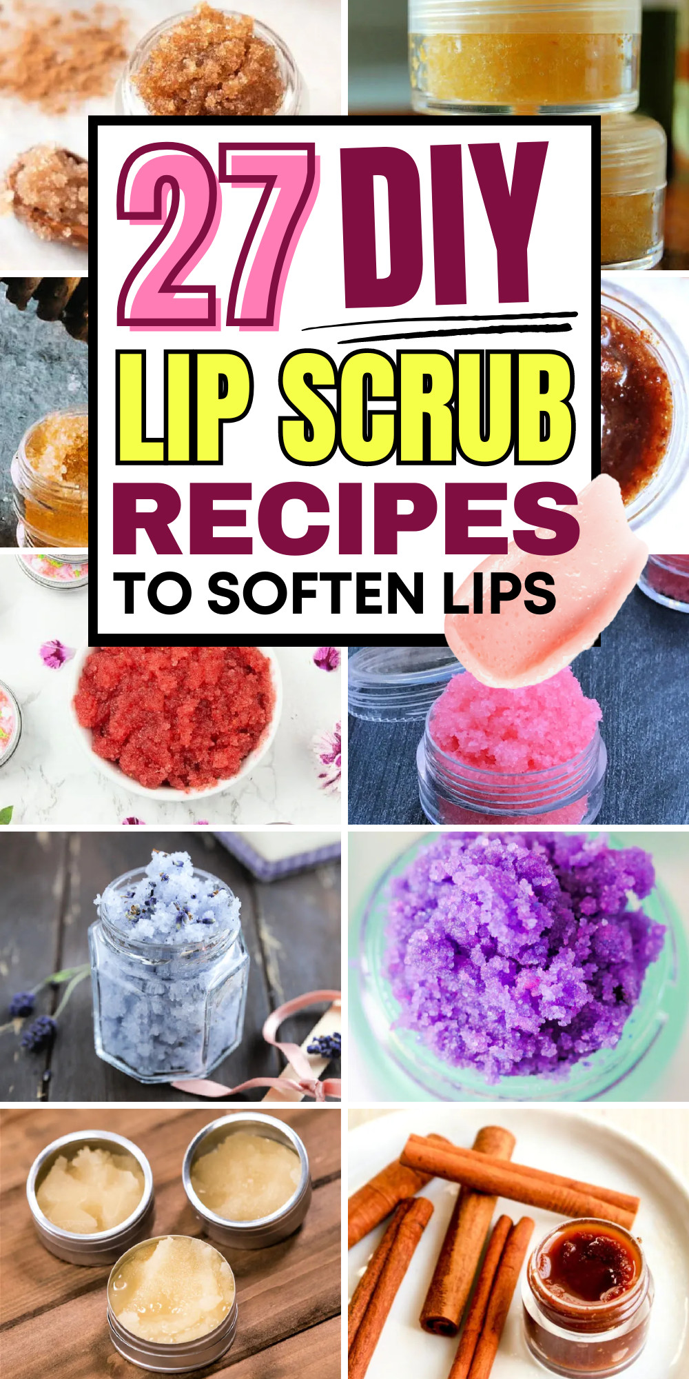 27 Creative DIY Lip Scrub Recipes for Smooth, Luscious Lips