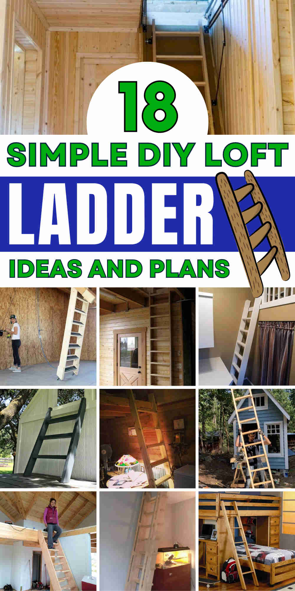 18 Practical DIY Loft Ladder Plans for Efficient Access