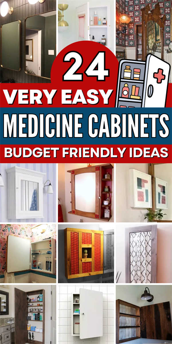 24 Chic DIY Medicine Cabinet Ideas for Organized Spaces
