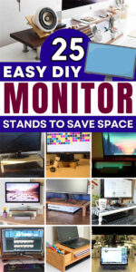 25 Creative DIY Monitor Stand Designs for Home Offices