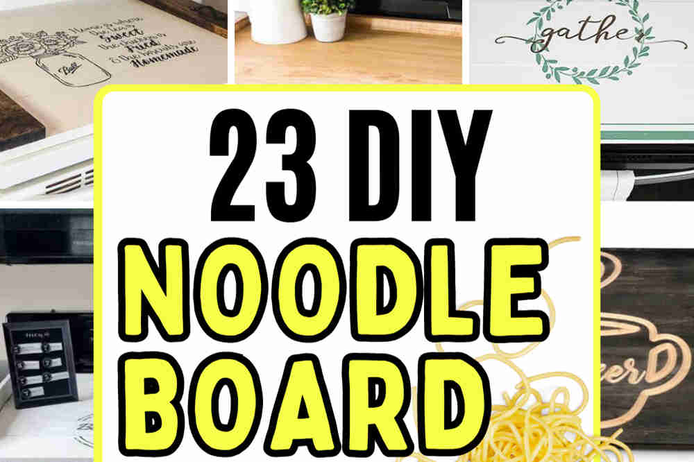 23 Stylish DIY Noodle Board Ideas for Your Kitchen
