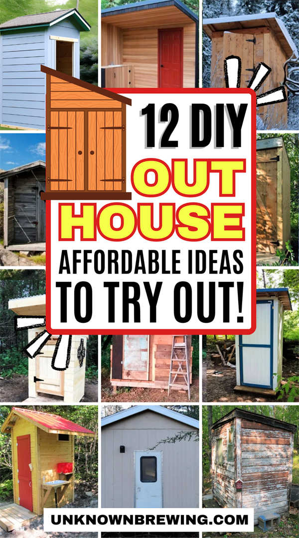 12 Practical DIY Outhouse Designs for Outdoor Use