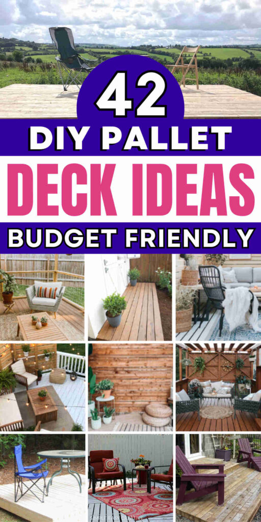 42 Creative DIY Pallet Deck Ideas for a Stylish Outdoor Space