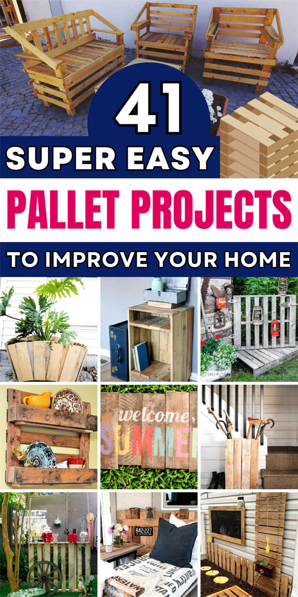 41 DIY Pallet Project Ideas for Home and Garden