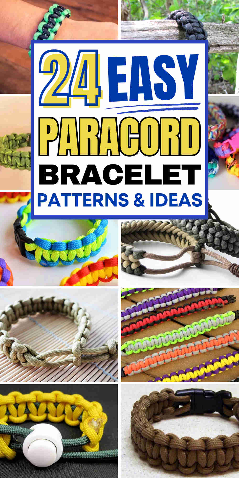 24 Creative DIY Paracord Bracelet Designs for Outdoor Enthusiasts